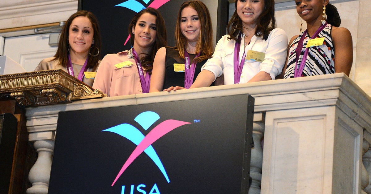 Gymnastics' "Fierce Five" take on New York and TV - CBS News