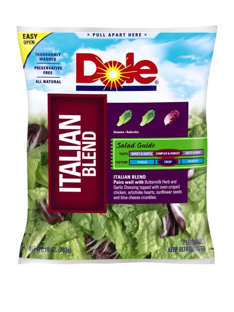 Dole Italian Blend salads recalled after positive Listeria test - CBS News