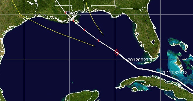 As Isaac approaches, airlines eye NOLA - CBS News