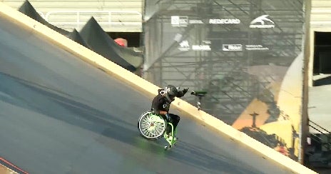 Extreme athlete Aaron "Wheelz" Fotheringham pulls off 50-foot air jump ...