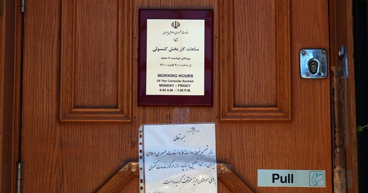 Canada shuts Tehran embassy, kicks out diplomats - CBS News