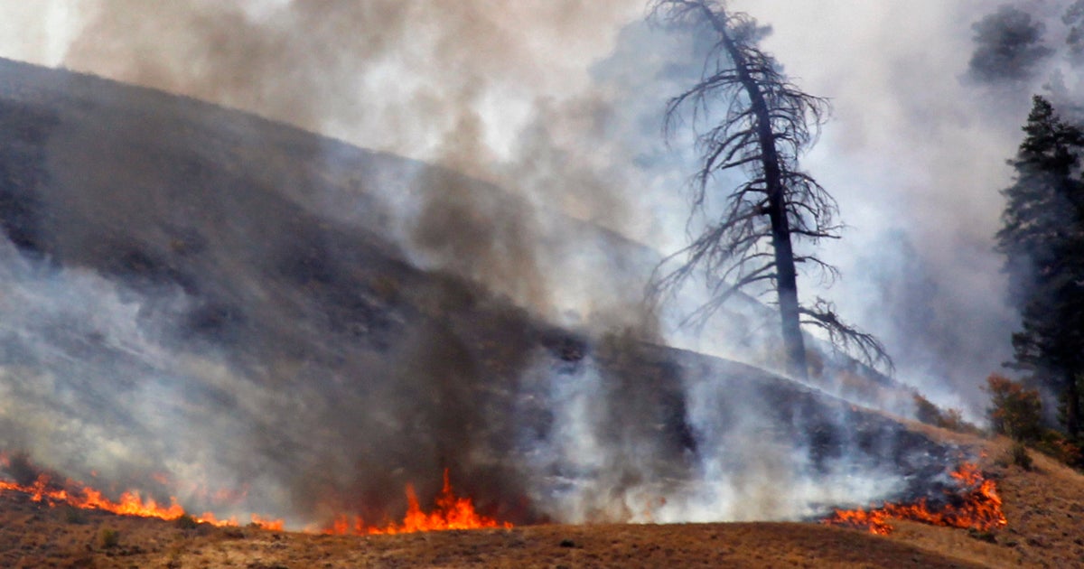 "Red flag" wildfire warnings in 5 Western states - CBS News