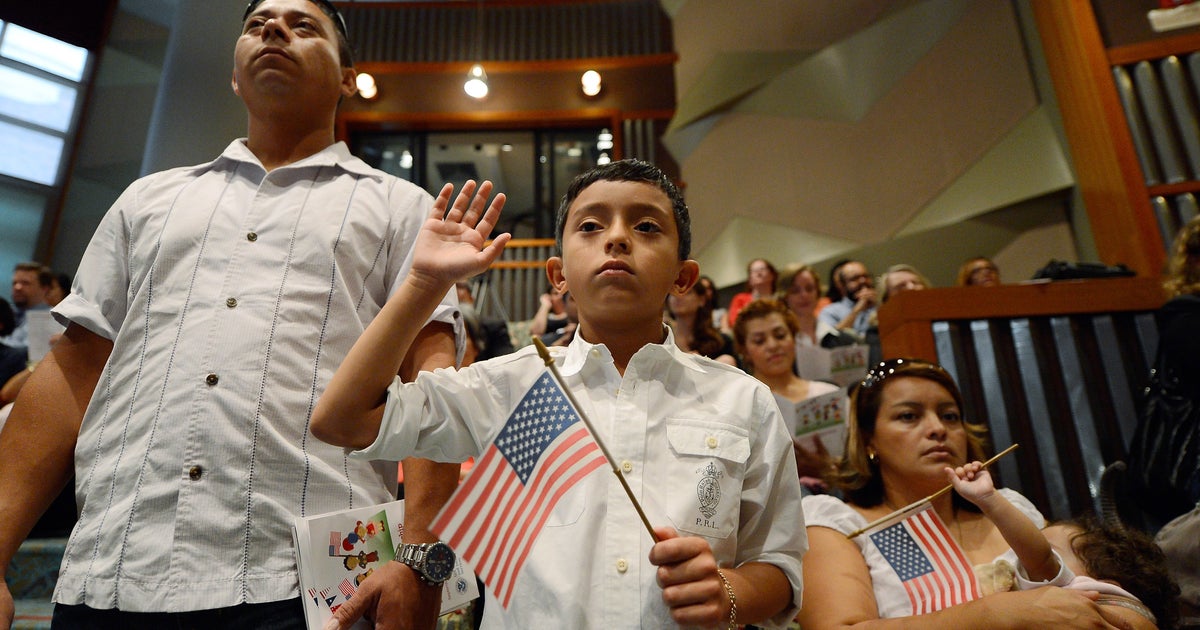 Young immigrants become Americans