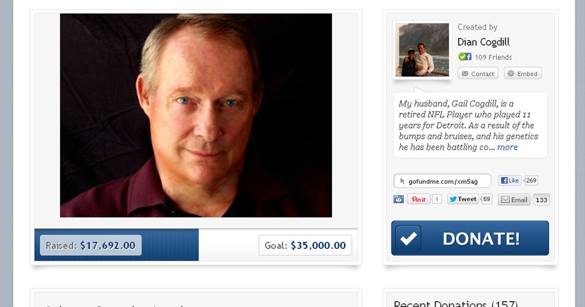 Former Detroit Lions great Gail Cogdill turns to crowdfunding for stem ...