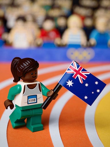Iconic Australian moments in LEGOs