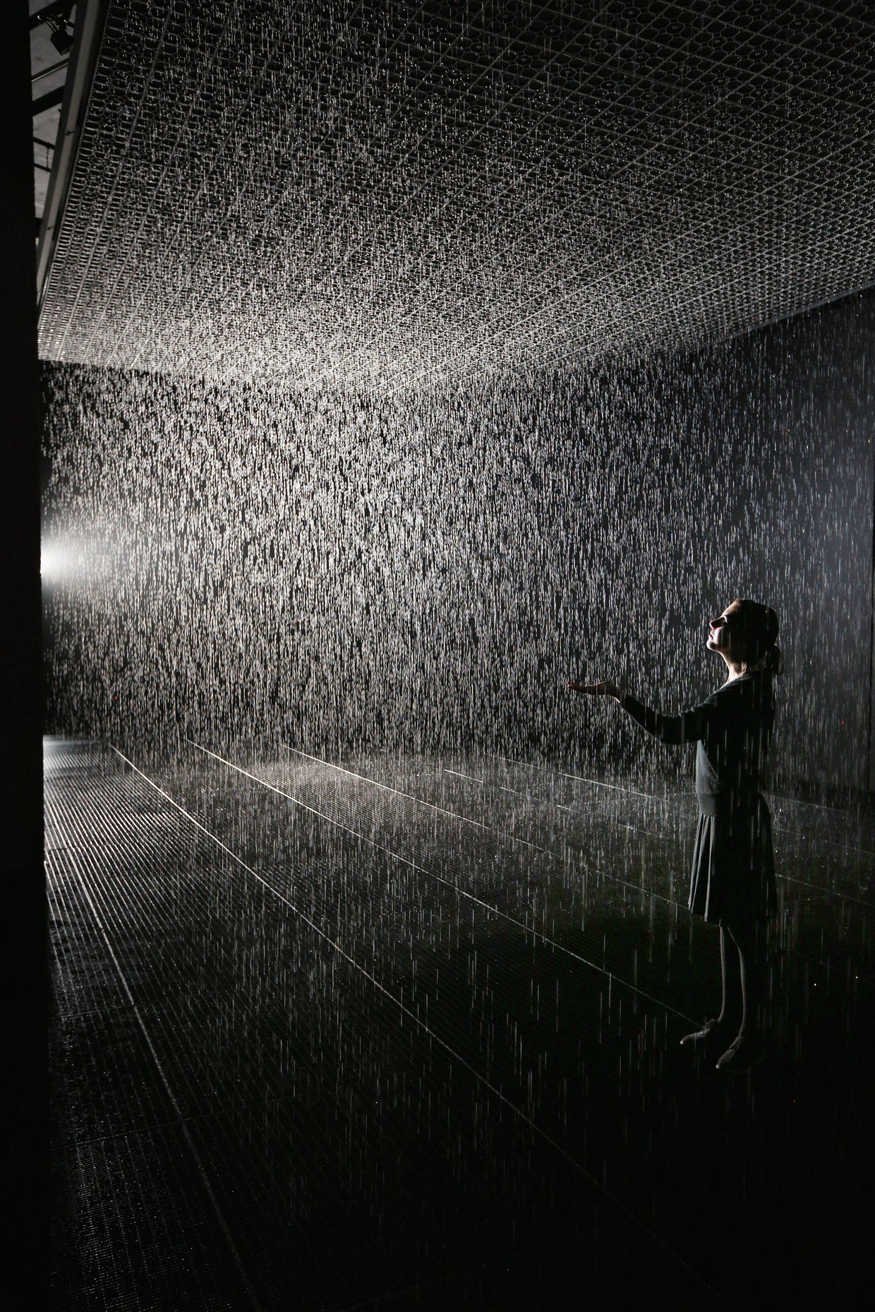 'Rain Room' art installation