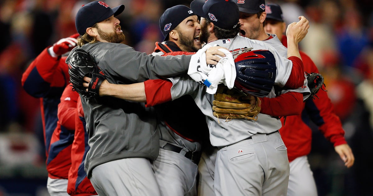 Cards score 4 in 9th, beat Nats 9-7, reach NLCS - CBS News