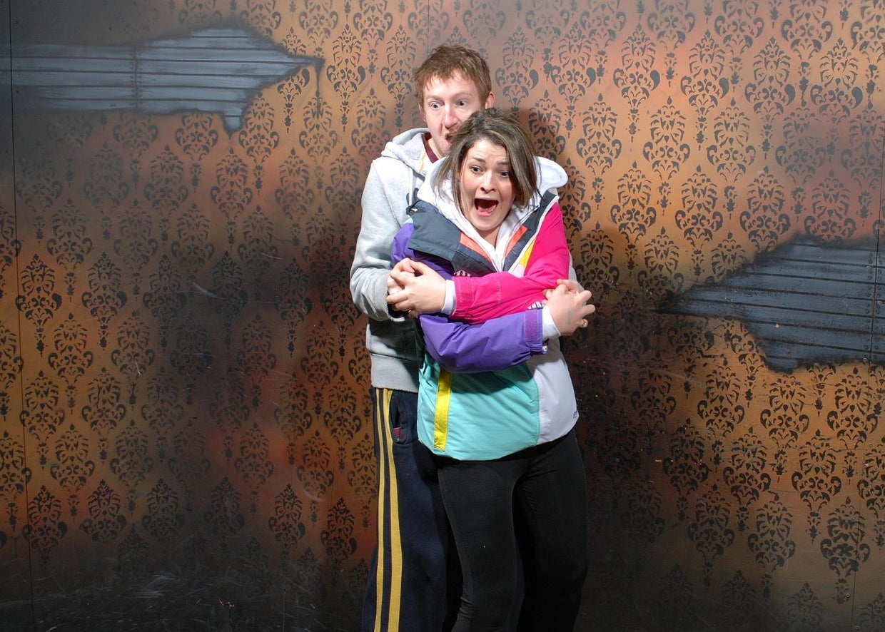 Terrified reactions at haunted house, Pt. 4