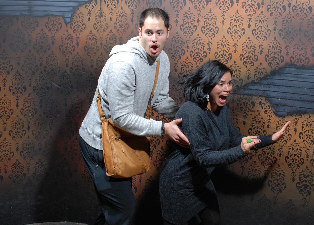 Terrified reactions at haunted house, Pt. 4