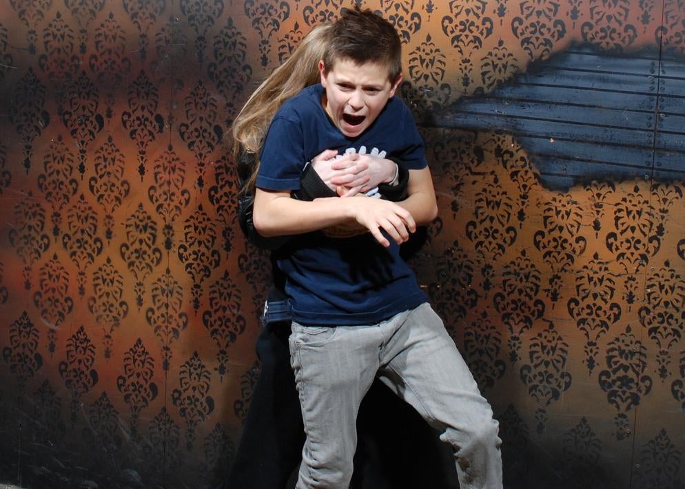 Terrified reactions at haunted house, Pt. 4