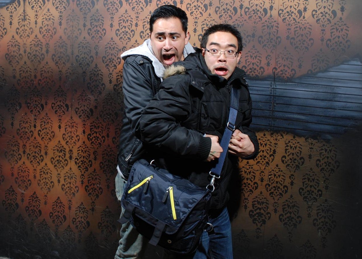 Terrified reactions at haunted house, Pt. 4