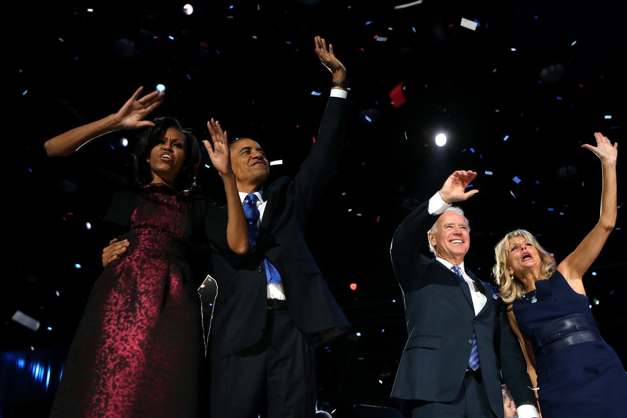 Obama celebrates election win