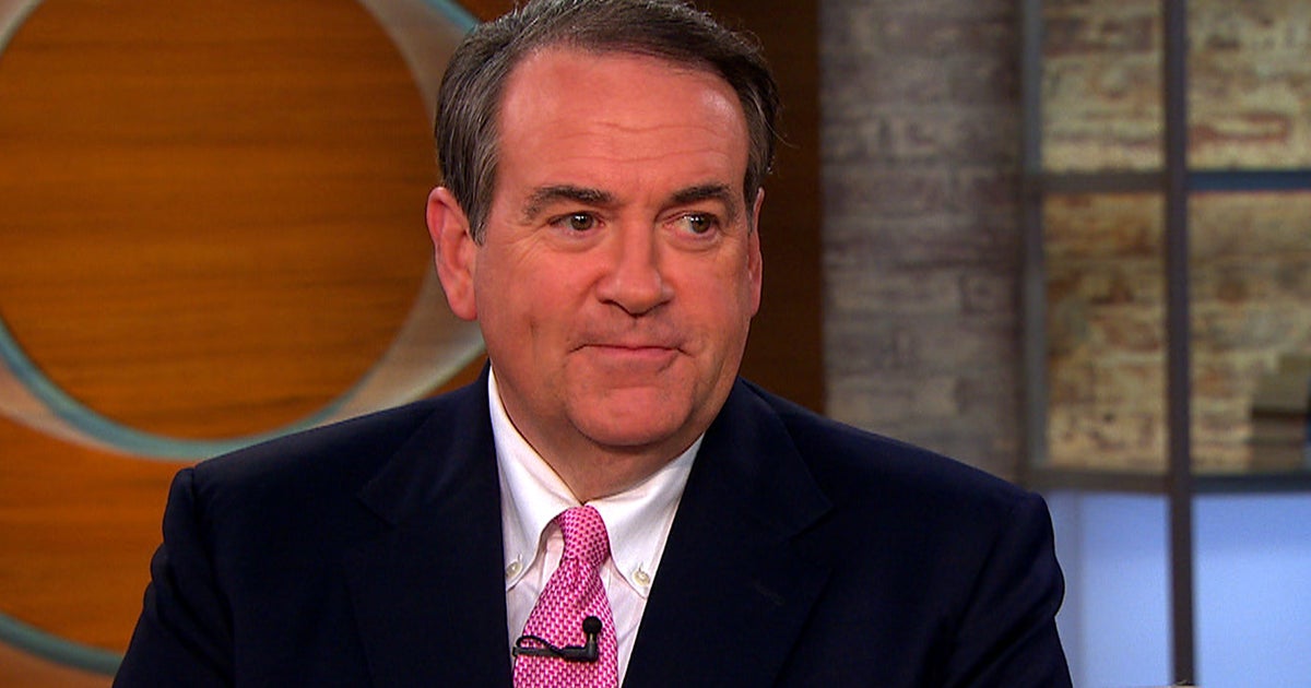Mike Huckabee: Republican Party has to be "realistic" - CBS News