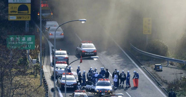 7 missing after tunnel collapse outside Tokyo - CBS News