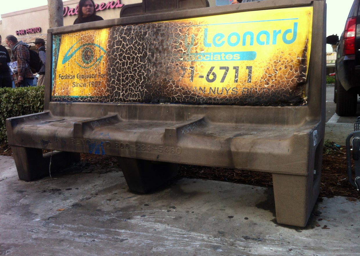 Homeless woman set on fire while sleeping on bench, California police ...