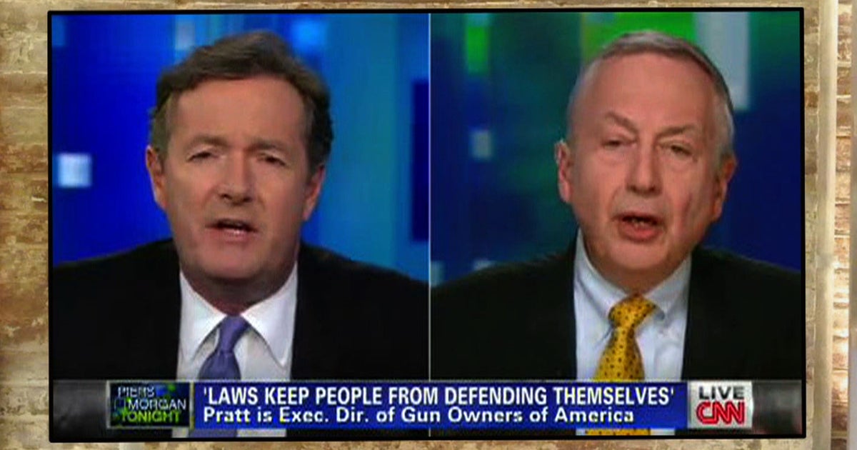 Piers Morgan: Gun debate must be heard "loud and clear" - CBS News