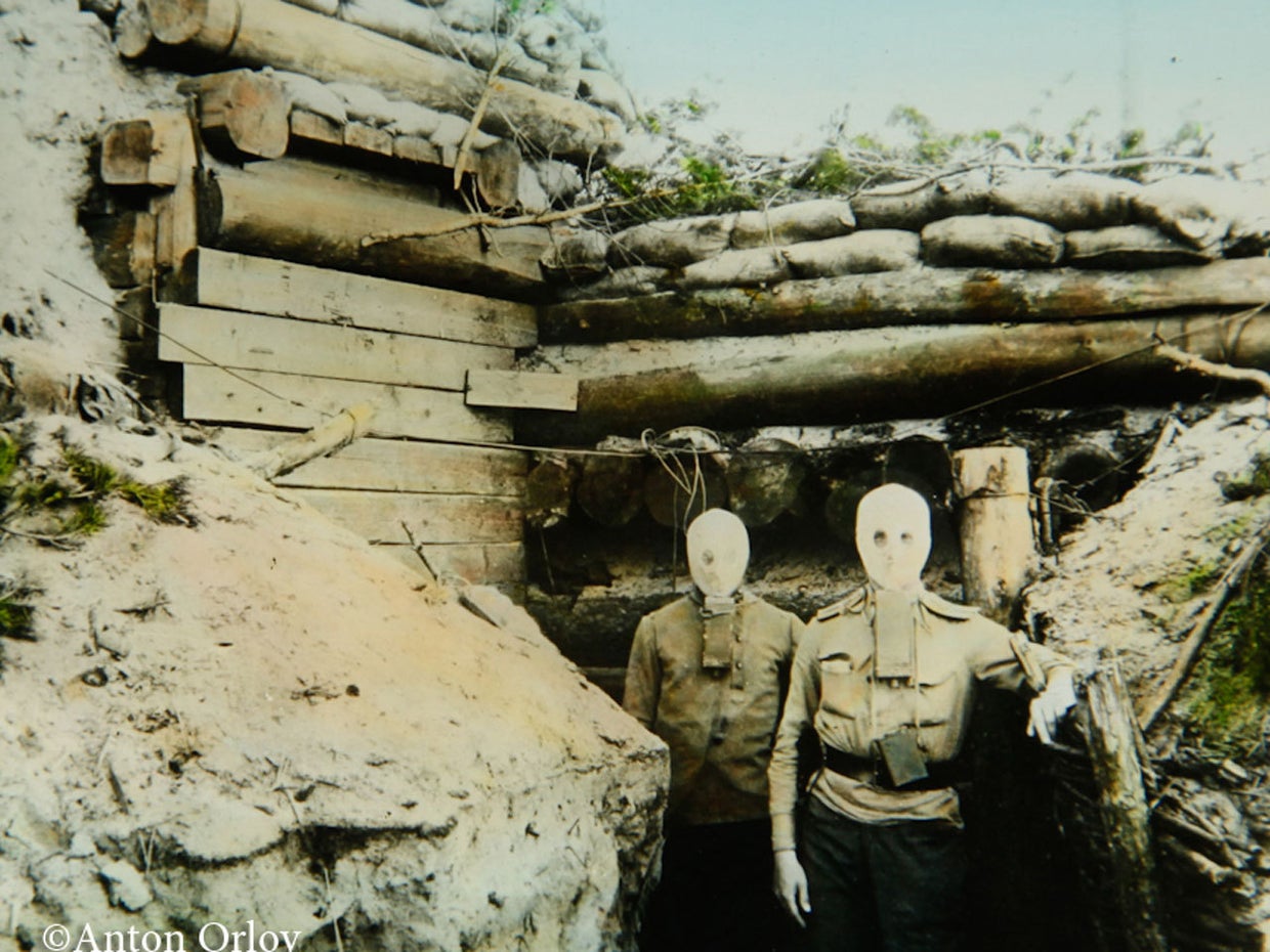 Rare color photos of World War I