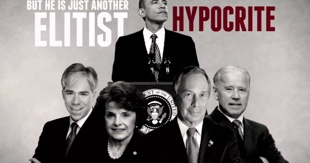 NRA ad: Obama an "elitist hypocrite" on gun violence - CBS News