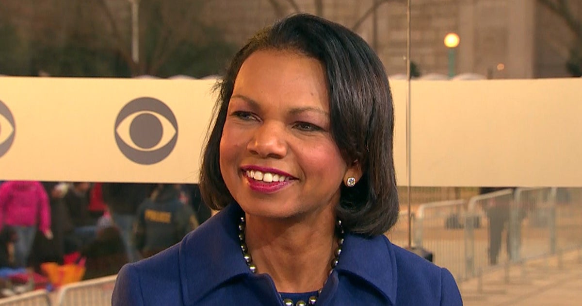 Rice: Inauguration "the high point for any presidency" - CBS News