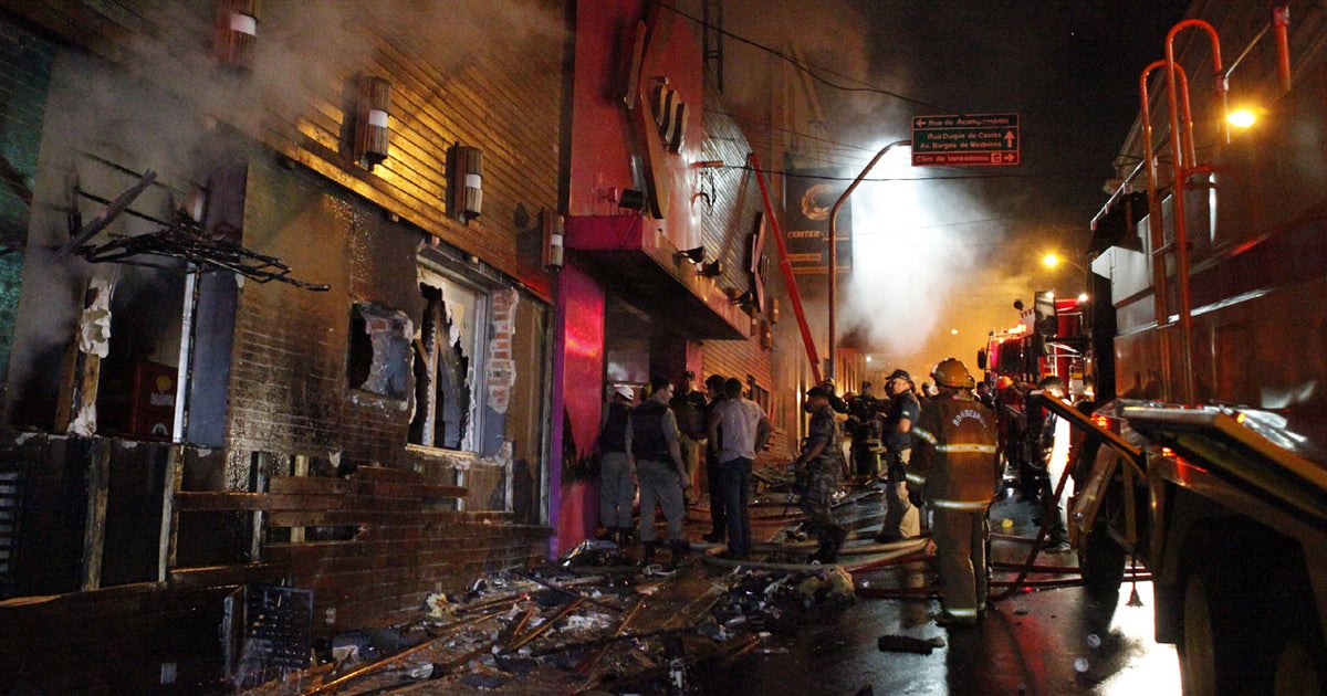 Massive loss of life in Brazil nightclub fire - CBS News