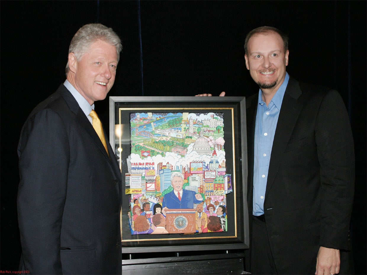 Super Bowl artist Charles Fazzino