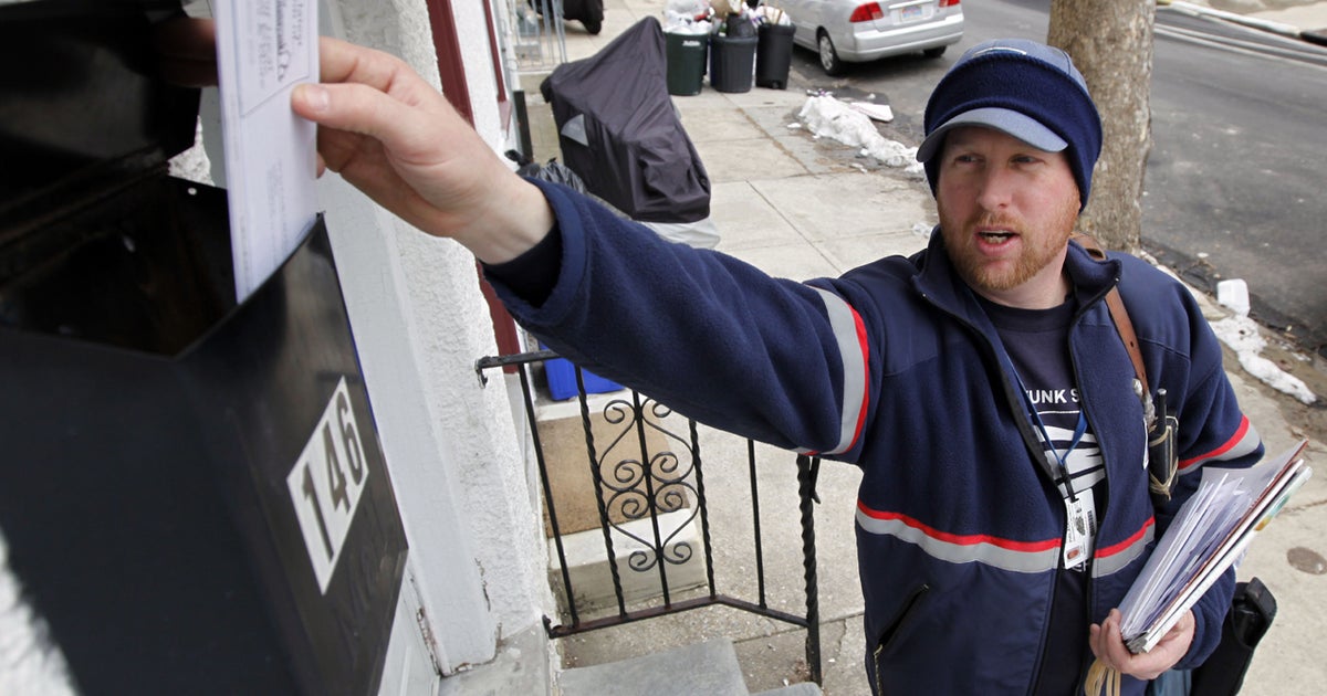 Door-to-door mail delivery on chopping block - CBS News