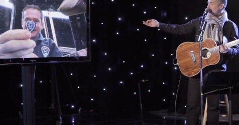 Chris Hadfield and Barenaked Ladies perform song that is literally out ...