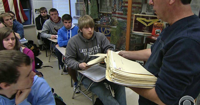 Indiana students learn an invaluable history lesson - CBS News