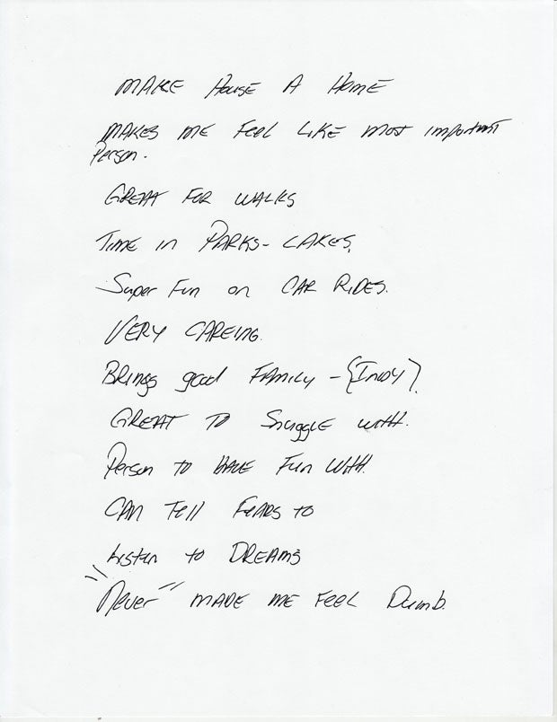 Joe Caronna's love letter to Becky Black