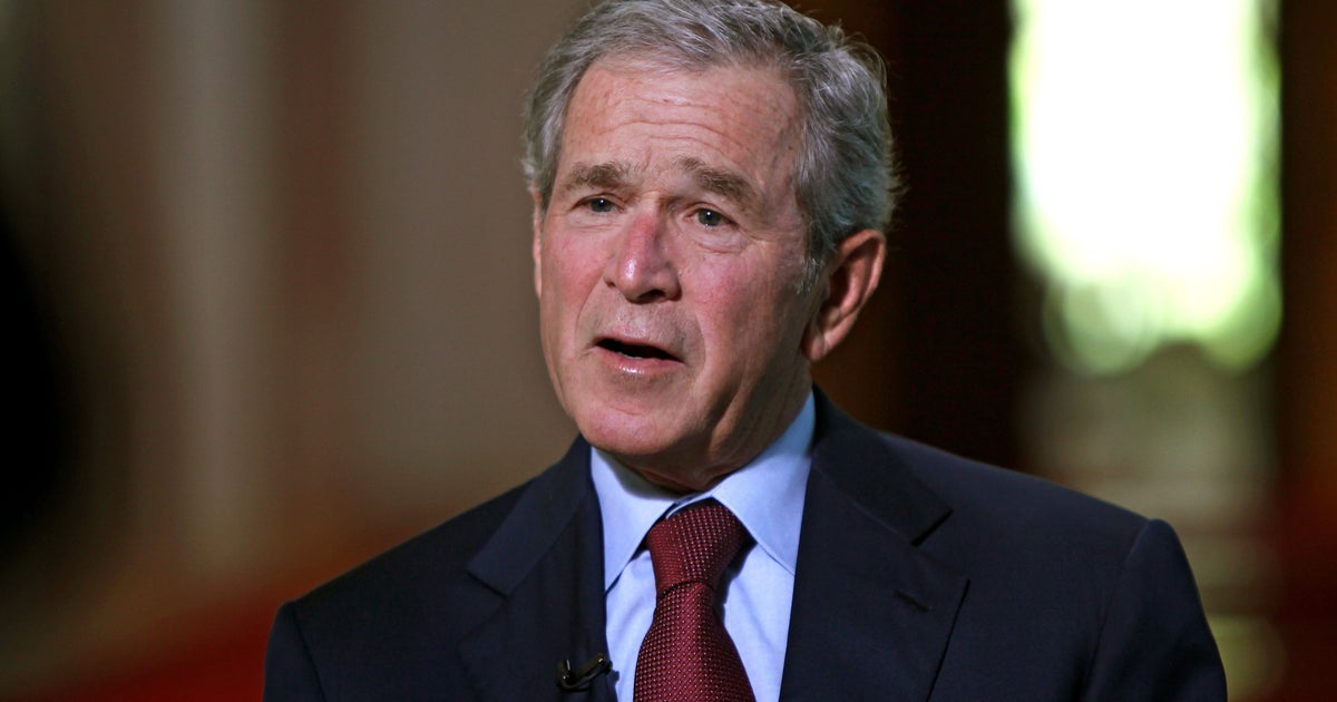 George W. Bush on his legacy, his father and painting - CBS News