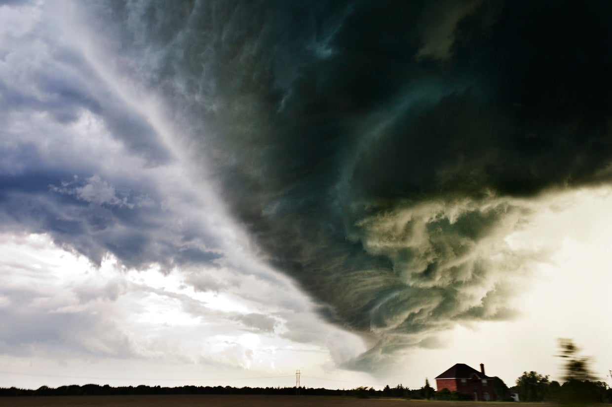 Stunning storm clouds