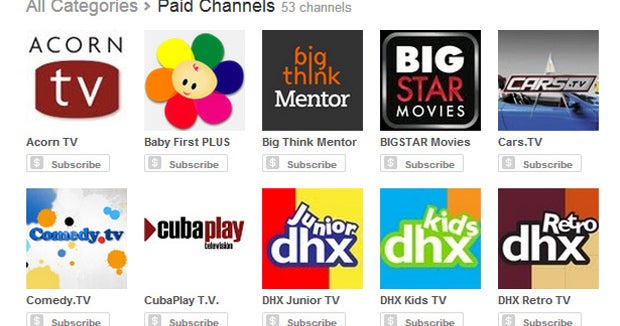 YouTube launches subscription channels - CBS News