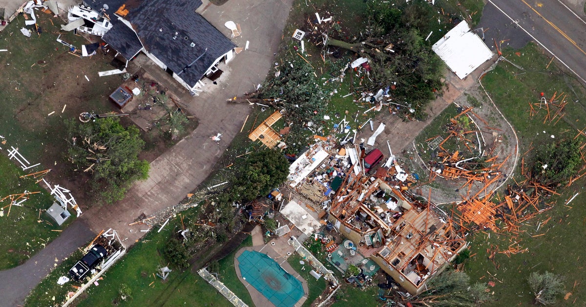 Tornado's destructive path