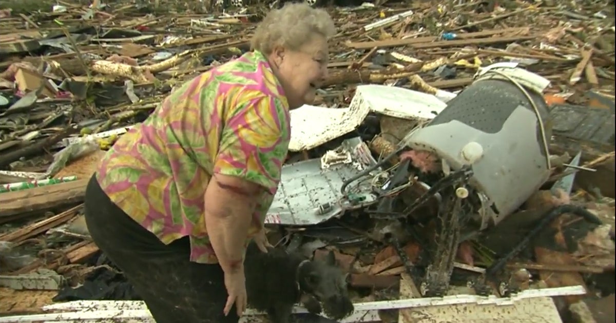 How tornado survivor Barbara Garcia, rescued dog Bowser are faring ...