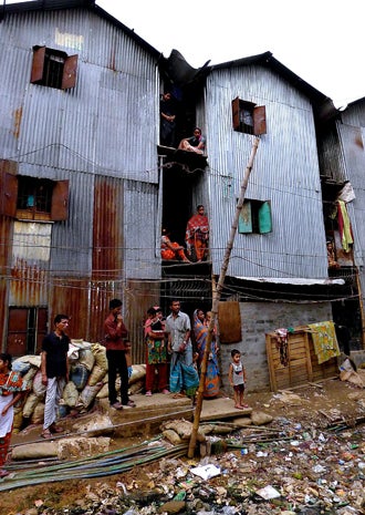Bangladesh slum life