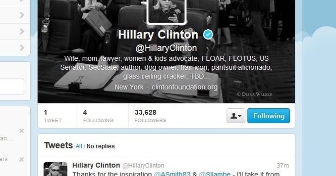 Hillary Clinton on Twitter: A presidential tease - CBS News