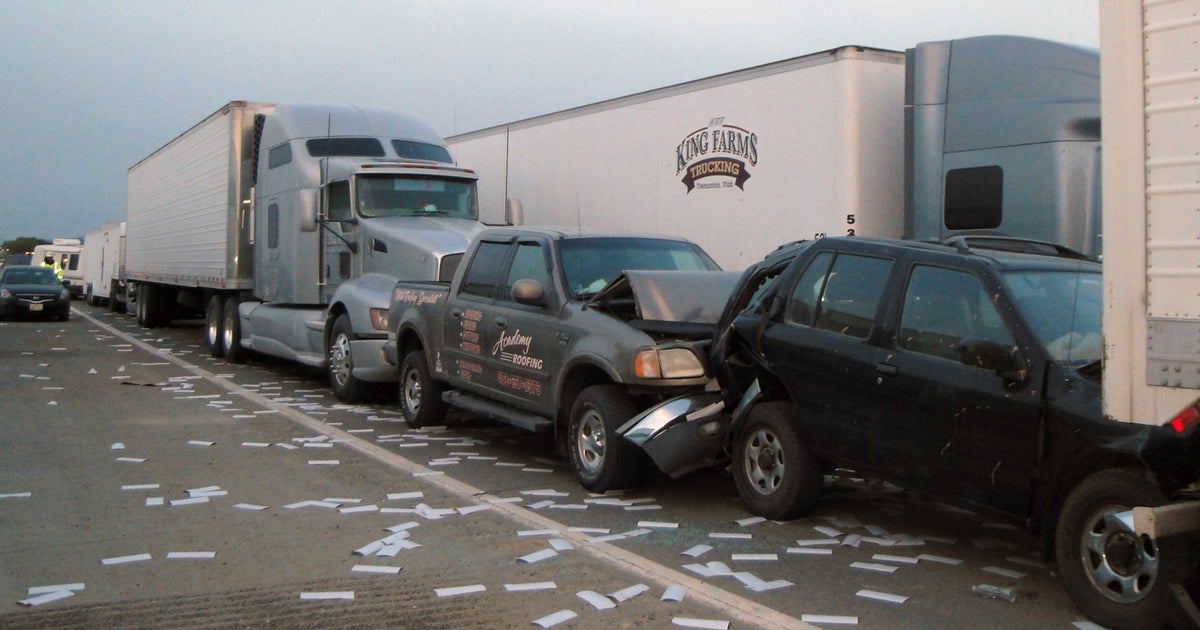 Nevada sandstorm leads to 27 vehicle pileup, 1 dead - CBS News