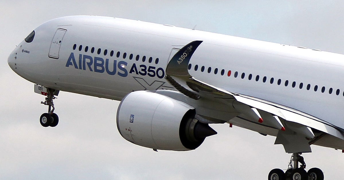 First flight of Airbus A350 reopens wide-body race - CBS News
