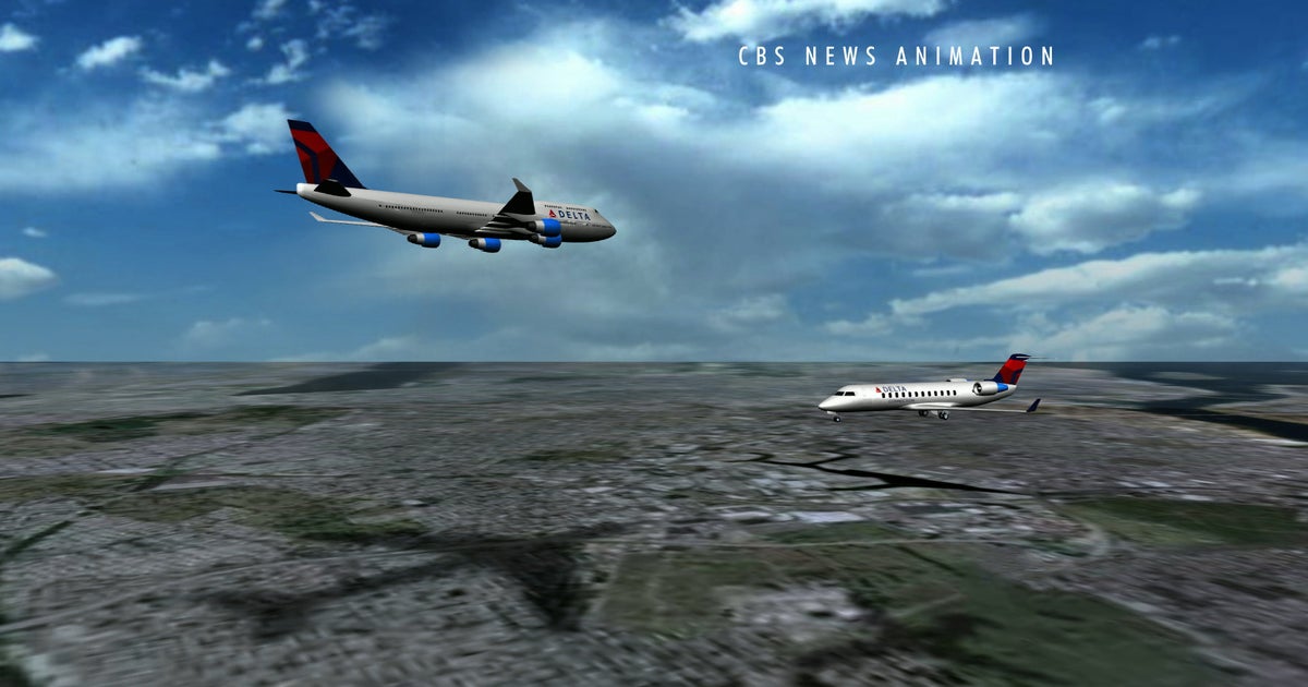 Close call for two planes over NYC - CBS News