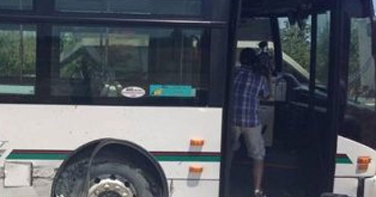 San Francisco bus thief stopped in his tracks, 100 miles later - CBS News