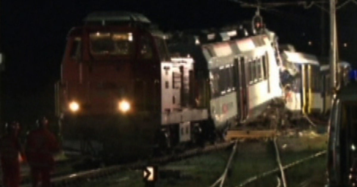 Swiss train crash: Driver's body recovered - CBS News