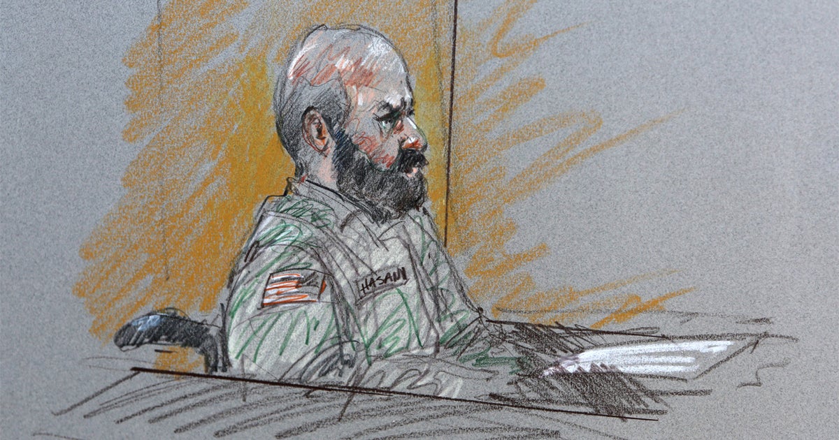 Nidal Hasan argues with defense lawyers over death penalty - CBS News