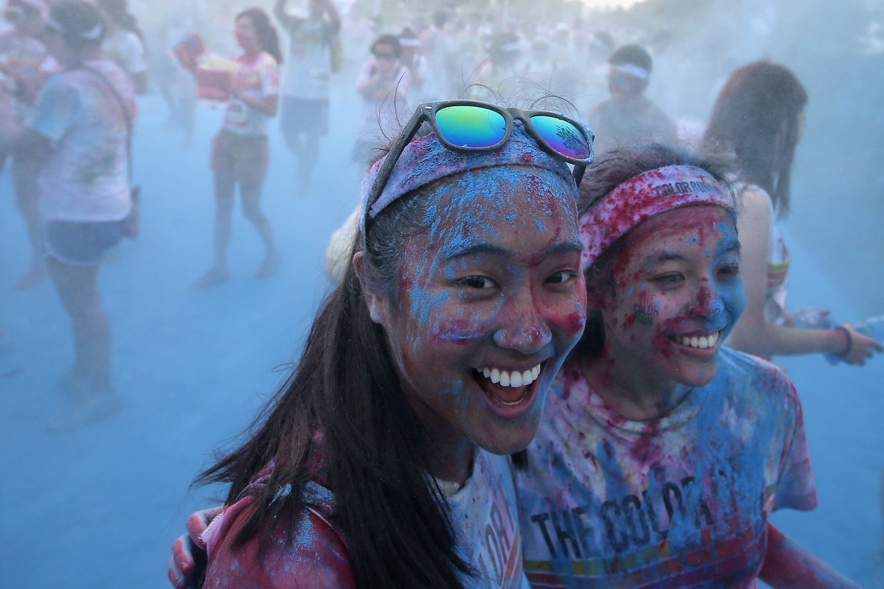 Beijing's first color run