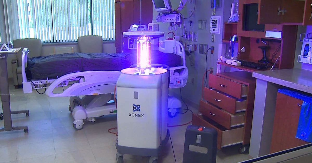 Robot disinfects hospital room with a zap - CBS News