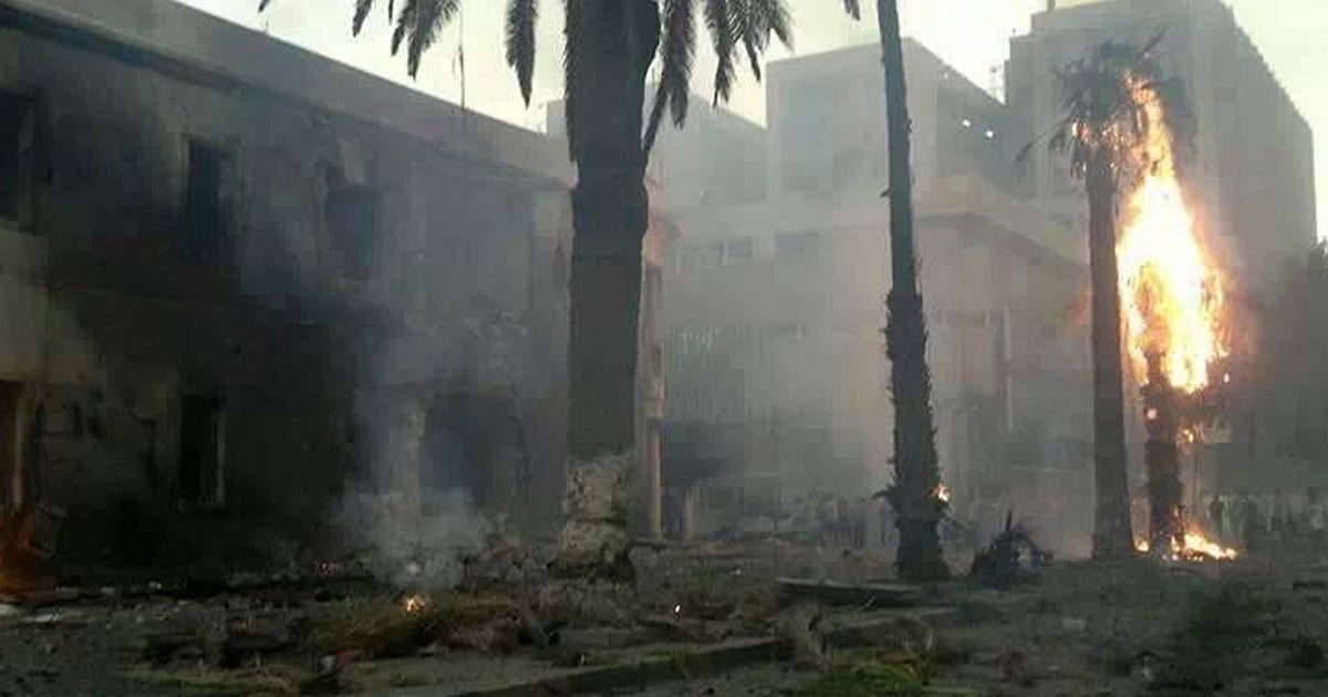 Benghazi office of Libya Foreign Ministry hit by bomb on anniversary of Sept. 11 attack on U.S ...
