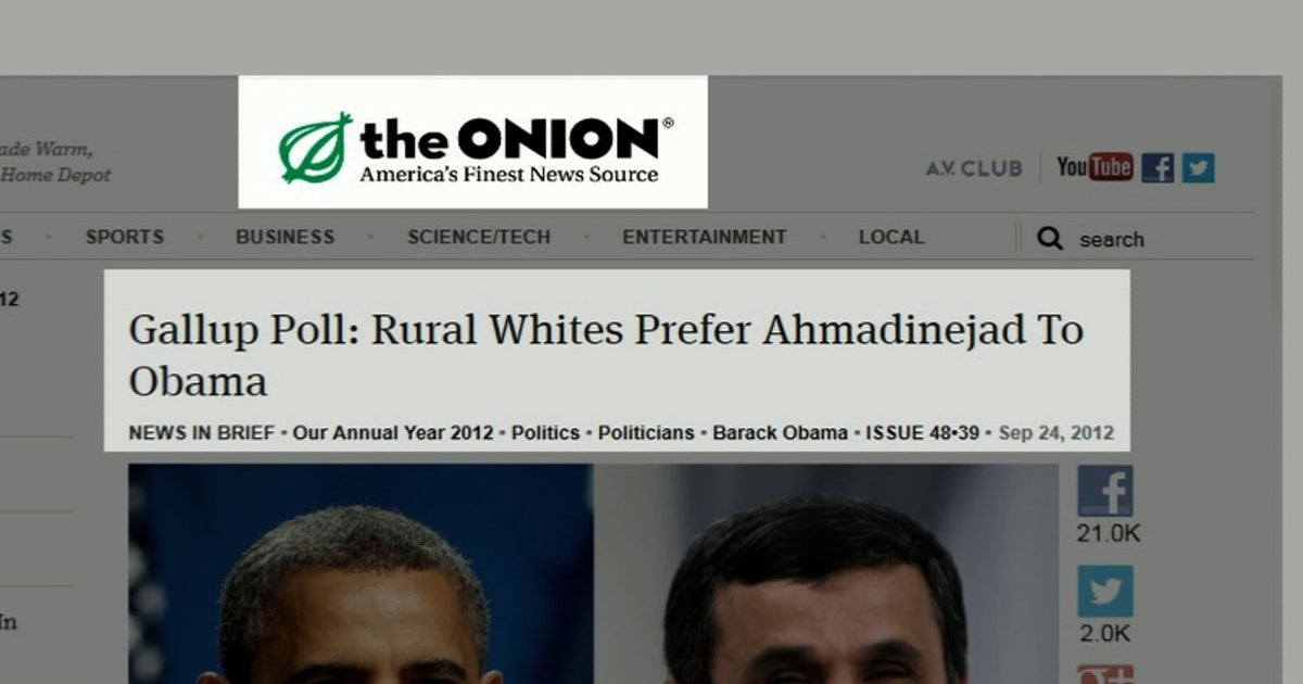 "The Onion": 25 years of satire - CBS News