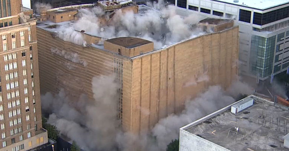 Watch: Old Macy's building implosion - CBS News