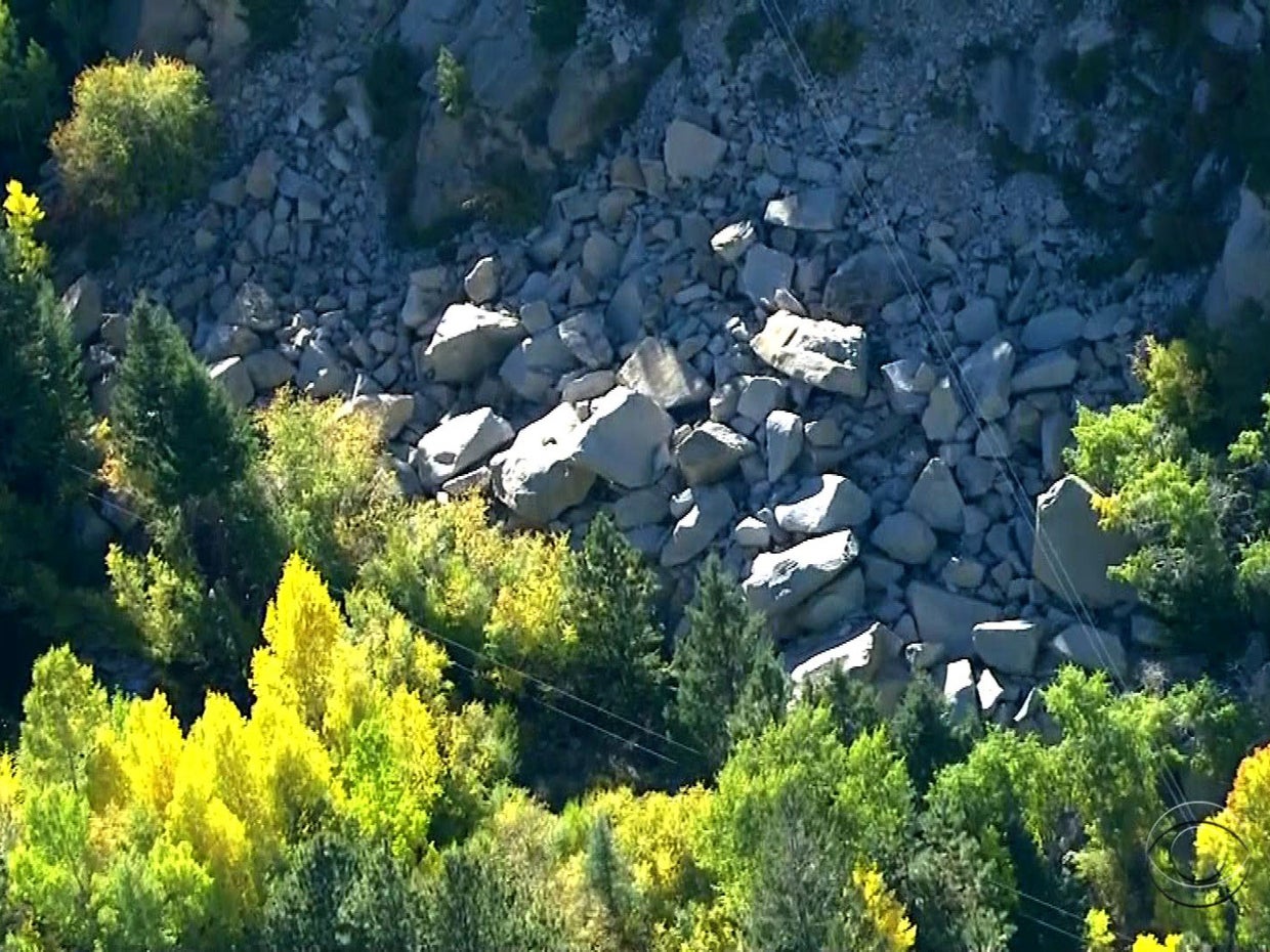 Father shielded daughter from deadly rock slide - CBS News