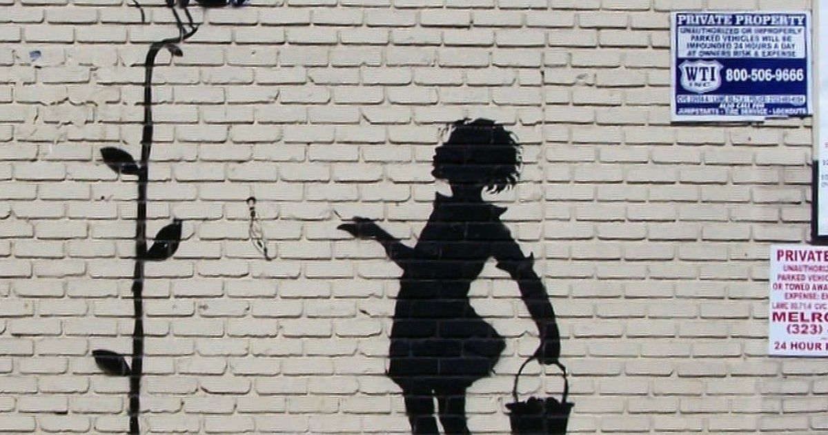 Banksy, mysterious British street artist, targets New York City - CBS News