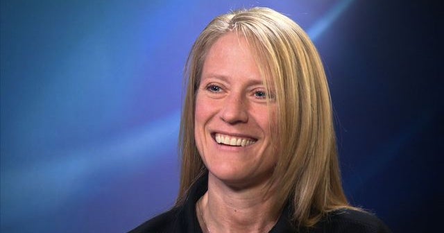 Nyberg talks her signature "anti-gravity hair" - CBS News